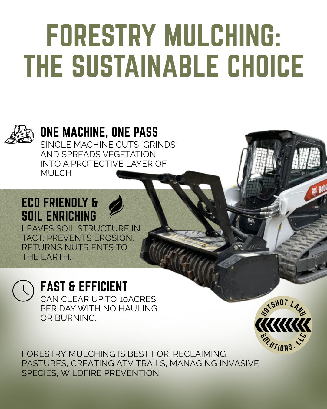 Forestry Mulching: A Sustainable Land Clearing Choice For Oklahoma Land ...